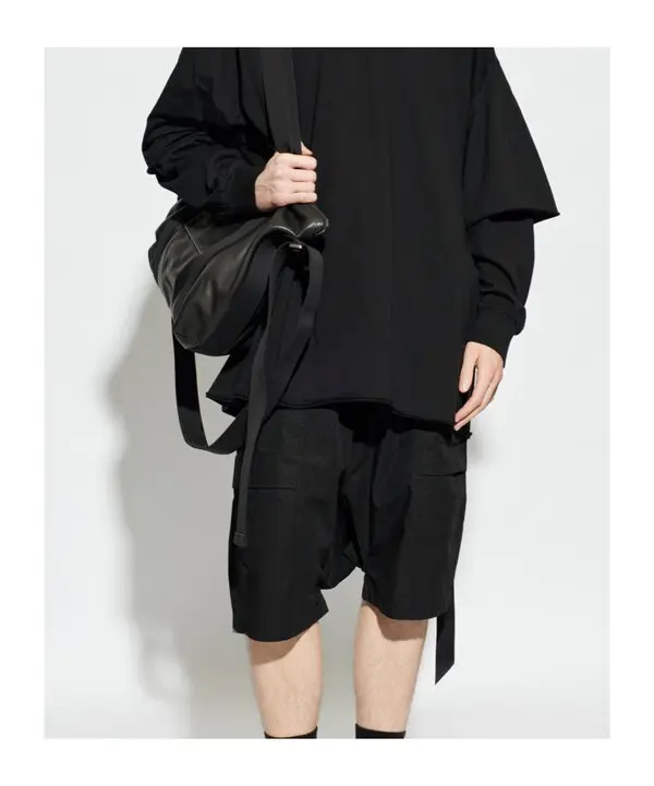 Rick Owens Cargo Drawstring Shorts - Black