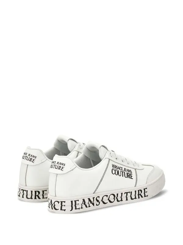Versace Logo Printed Lace-up Sneakers