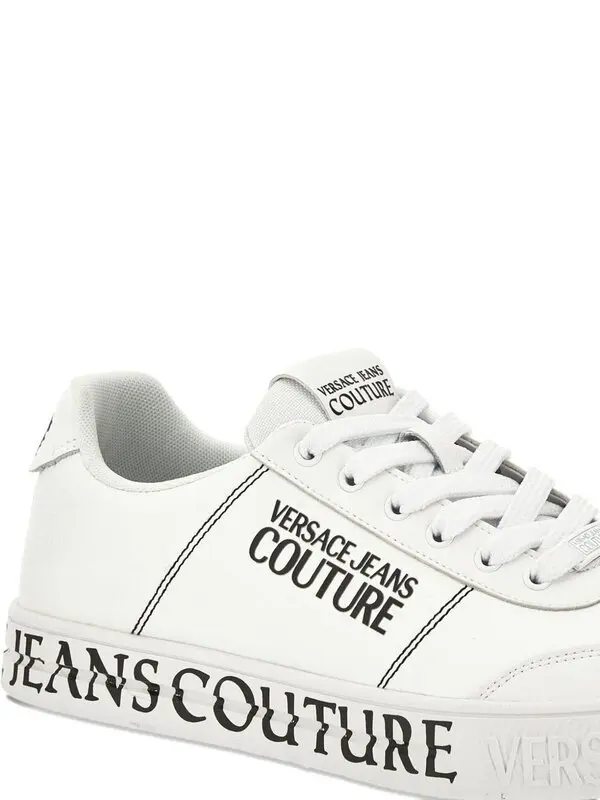 Versace Logo Printed Lace-up Sneakers