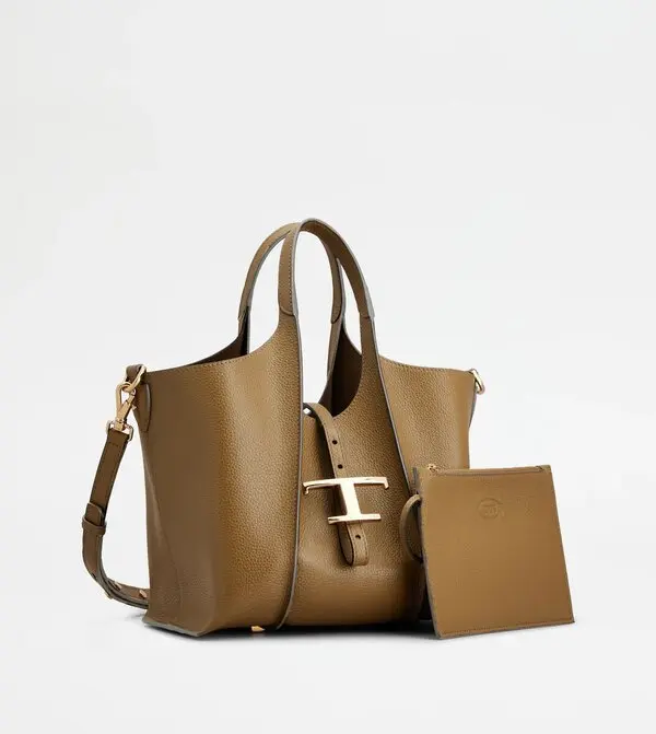 TOD'S Timeless Mini Shopping Bag - Brown