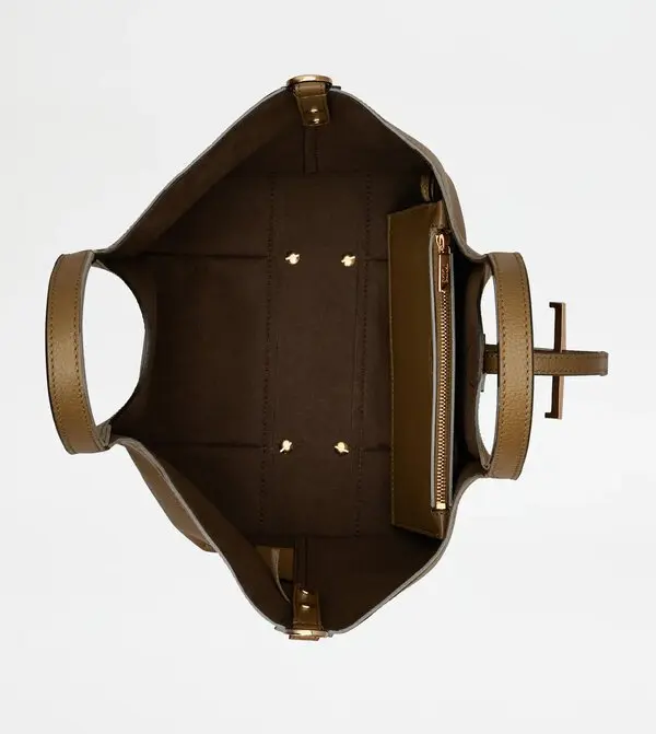 TOD'S Timeless Mini Shopping Bag - Brown
