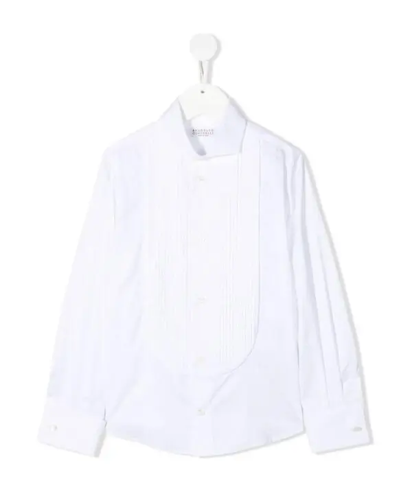 Brunello Cucinelli Cotton Tuxedo Shirt