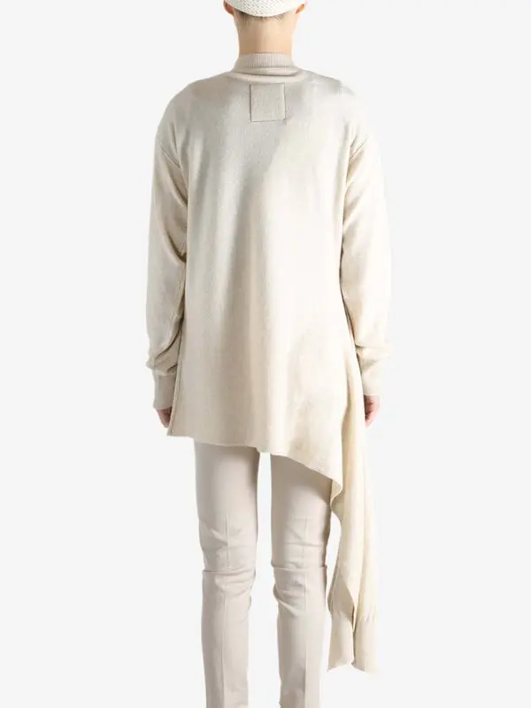 UMA WANG Long Sleeve Asymmetrical Sweater