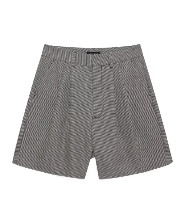 ANINE BING Belt Loop Shorts - Gray