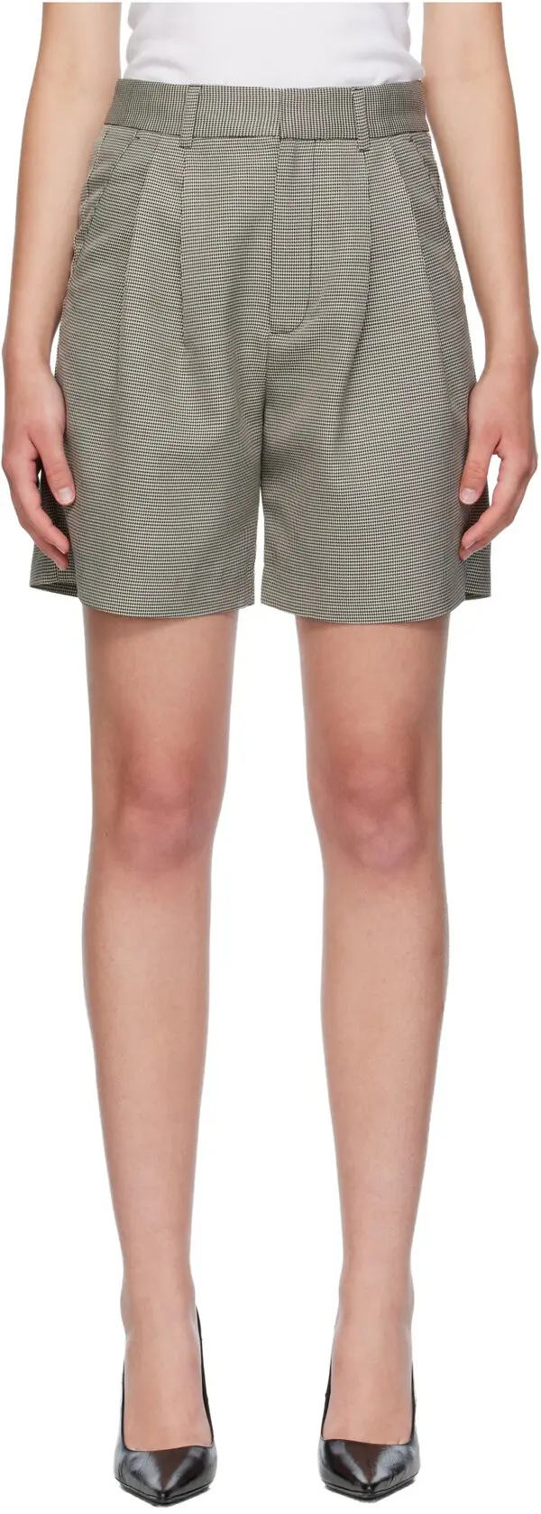 ANINE BING Belt Loop Shorts