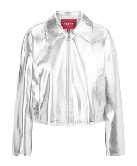 Staud Long-sleeved Zip-up Jacket