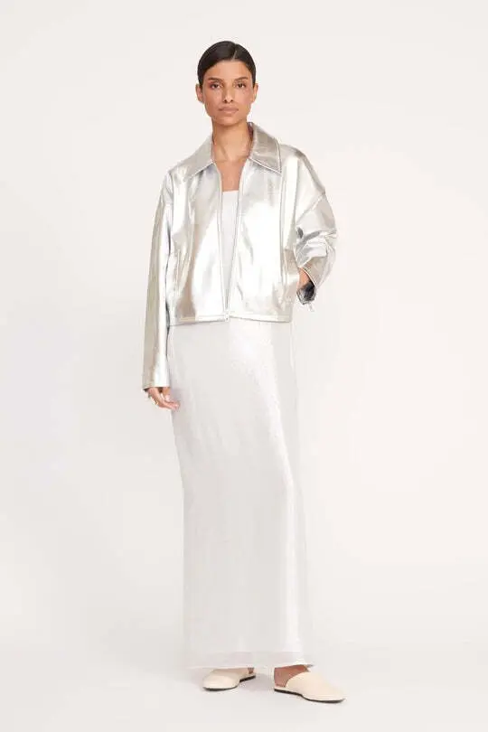 Staud Long-sleeved Zip-up Jacket