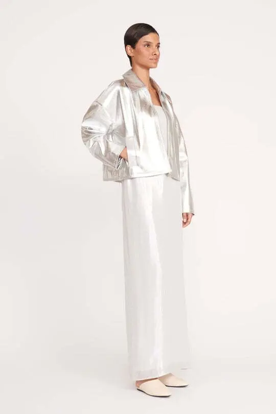 Staud Long-sleeved Zip-up Jacket
