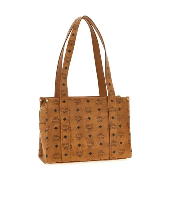 Mcm Aren School Tote Shoulder Bag
