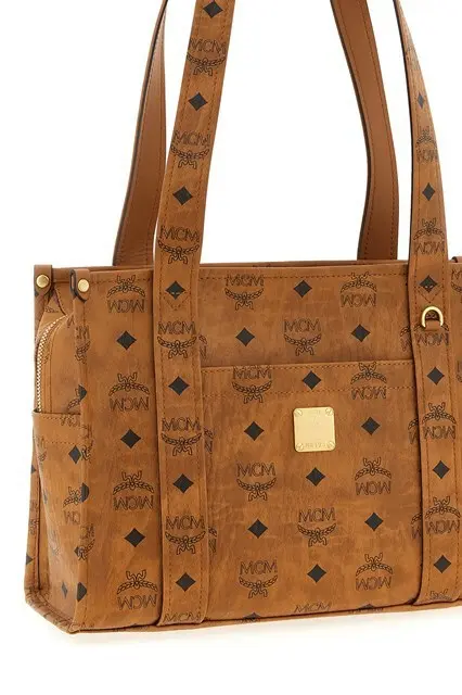 Mcm Aren School Tote Shoulder Bag