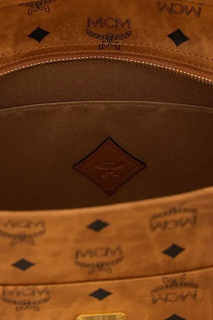 Mcm Aren School Tote Shoulder Bag