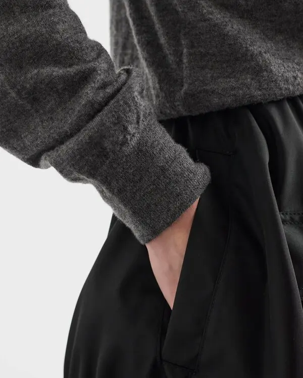 Prada Elasticated Waistband Midi Skirt