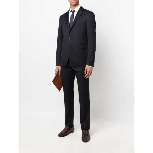 Tagliatore Long-sleeved Suit - Black