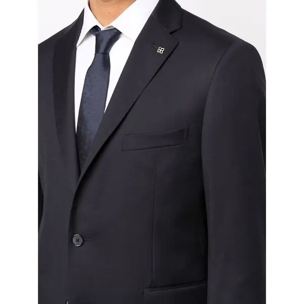Tagliatore Long-sleeved Suit - Black