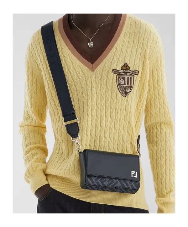 Fendi Ff Squared Compact Messenger Bag