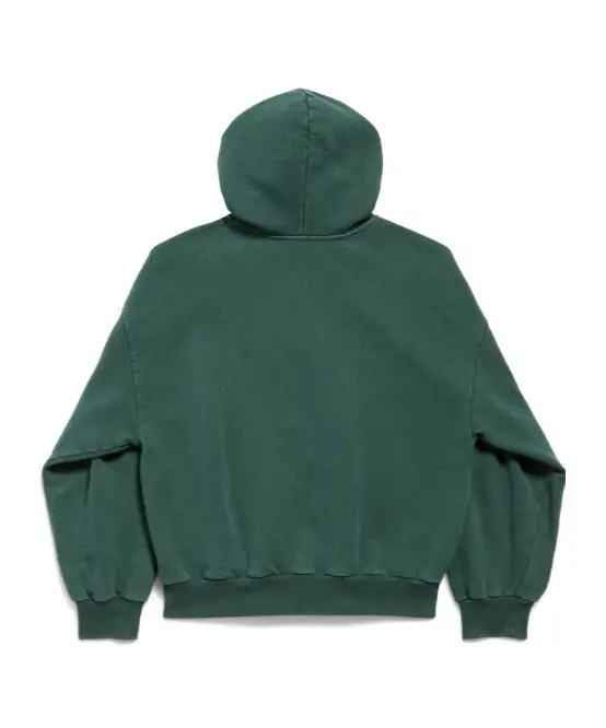 Balenciaga Laurel Classic Zip-up Hoodie - Dark Green
