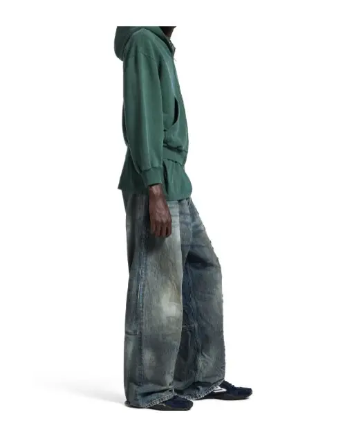 Balenciaga Laurel Classic Zip-up Hoodie - Dark Green