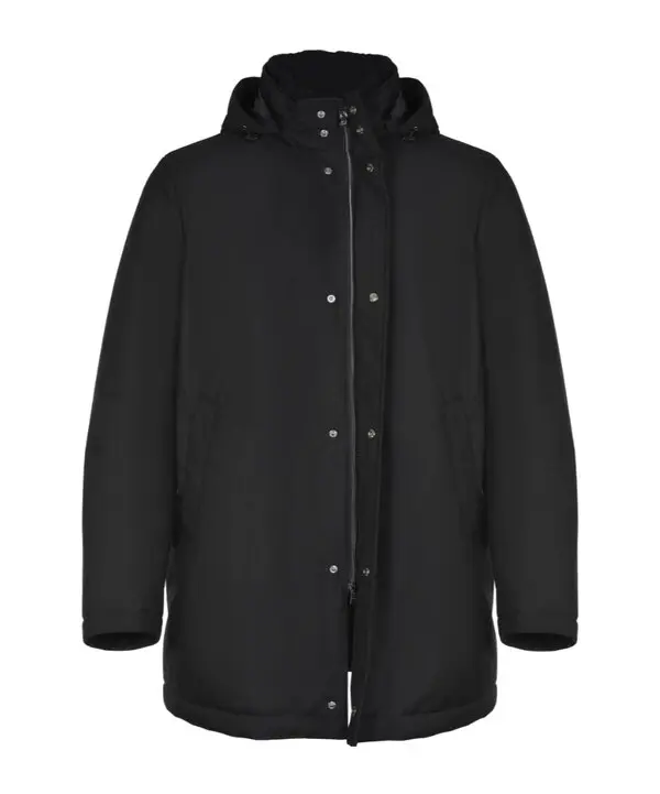 Herno Long-sleeved Hooded Down Jacket
