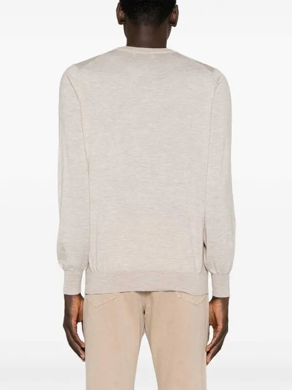 Brunello Cucinelli Crew Neck Long Sleeve Jumper - Pink