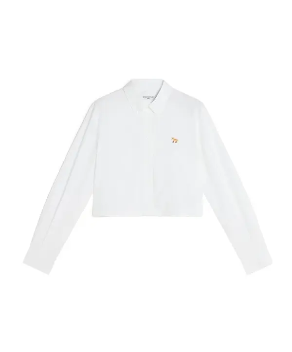 Maison Kitsuné Baby Fox Cropped Shirt