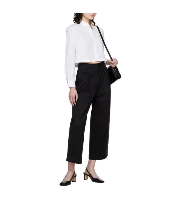 Maison Kitsuné Baby Fox Cropped Shirt