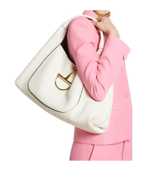 Gucci Softbit Maxi Shoulder Bag - White