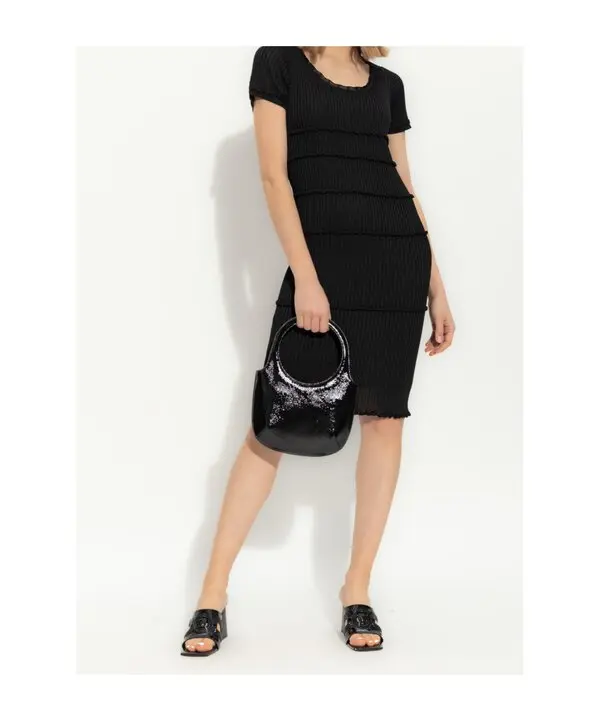 Dsquared2 Short-sleeved Ribbed Midi Dress
