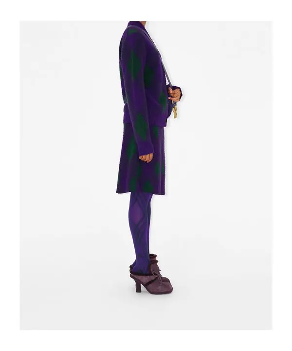 Burberry A-line Jacquard Skirt