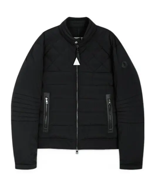 Moncler Quilted Zip-up Jacket With Zipper Pockets