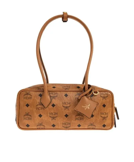 Mcm East West Shoulder Bag - Brown