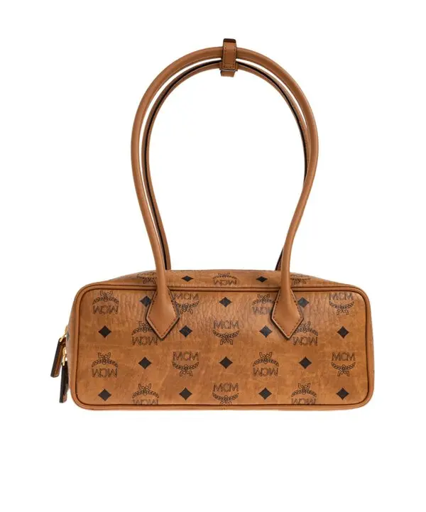 Mcm East West Shoulder Bag - Brown