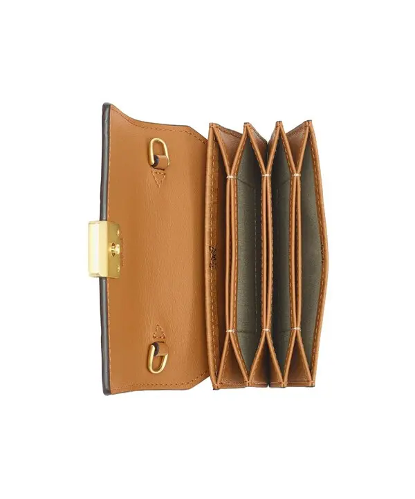 Mcm Visetos Logo Plaque Crossbody Bag