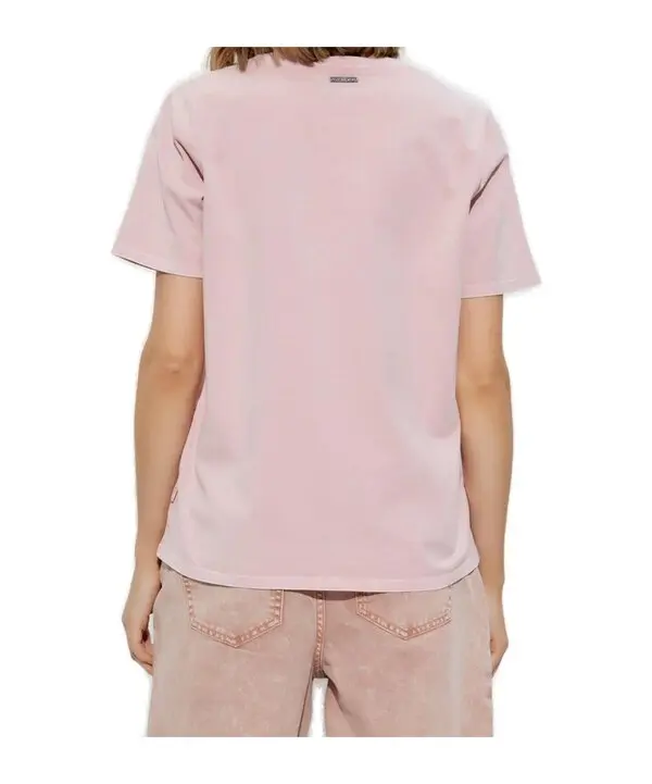 Michael Kors Embellished Crewneck T-shirt - Nude