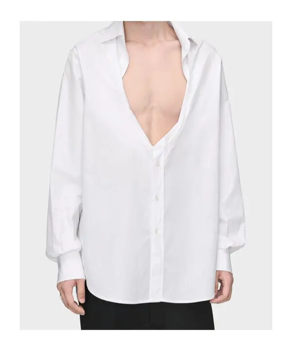 MAISON MARGIELA Asymmetric French-collar Shirt