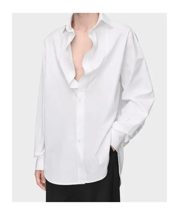MAISON MARGIELA Asymmetric French-collar Shirt