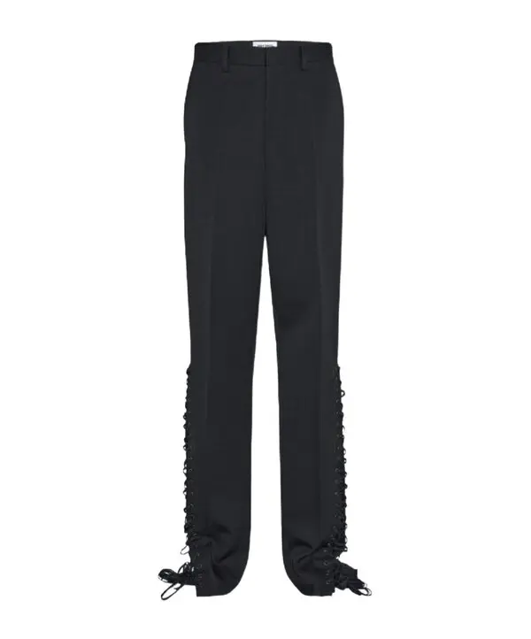 JEAN PAUL GAULTIER Mid-rise Lace-up Trousers