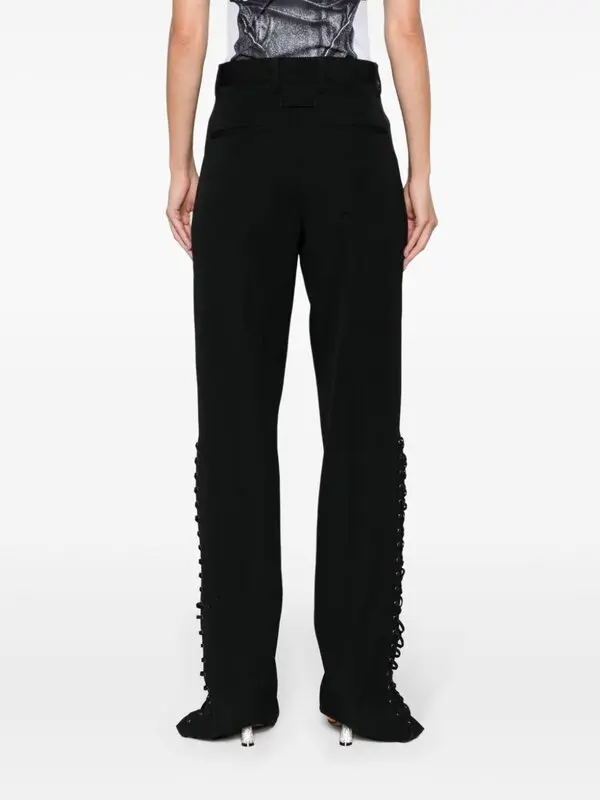 JEAN PAUL GAULTIER Mid-rise Lace-up Trousers