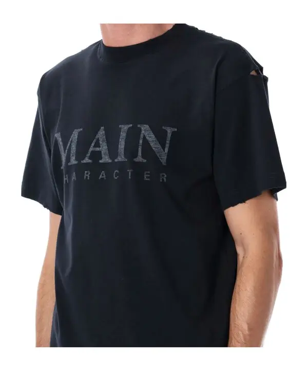Balenciaga Distressed Crewneck T-shirt