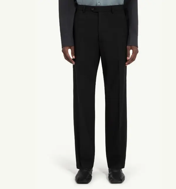 MAISON MARGIELA Tailored Straight-leg Trousers With Contrast Stitching Detail