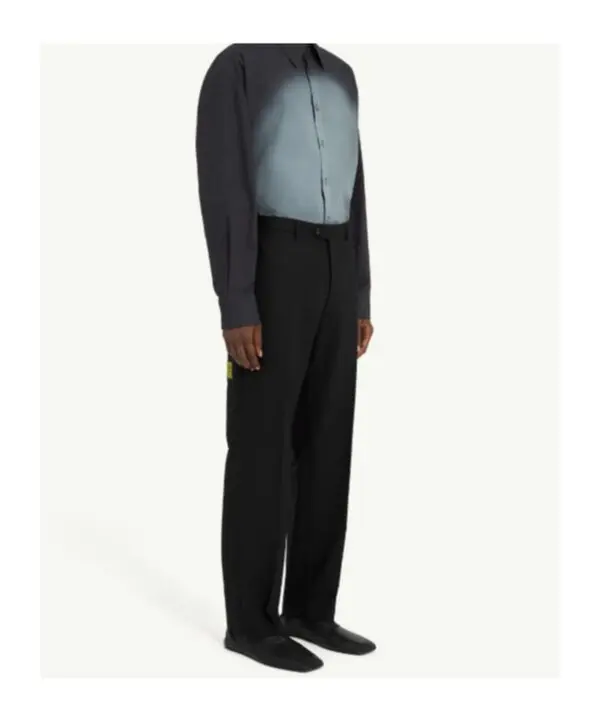 MAISON MARGIELA Tailored Straight-leg Trousers With Contrast Stitching Detail
