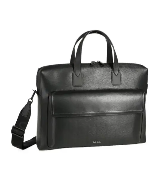 Paul Smith Signature Laptop Briefcase - Black