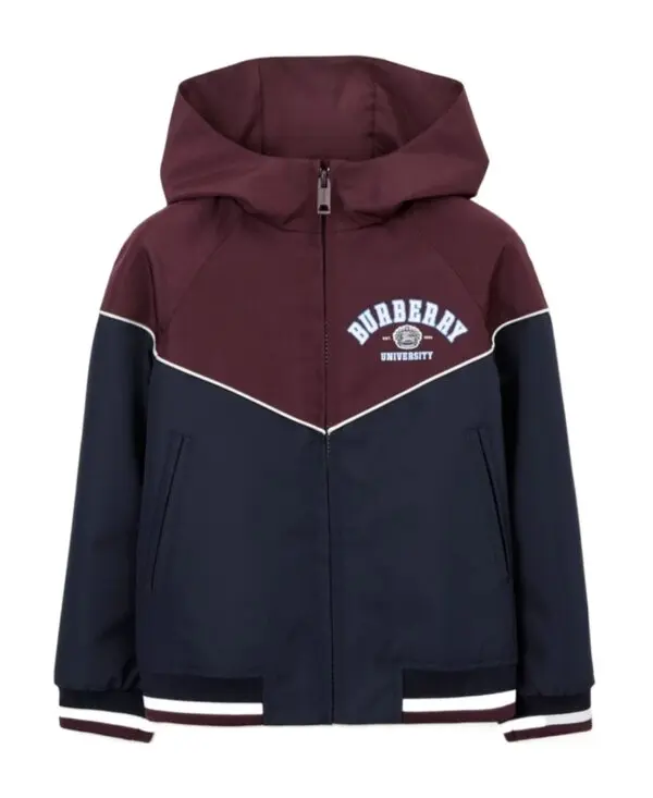 Burberry College Graphic Hooded Jacket