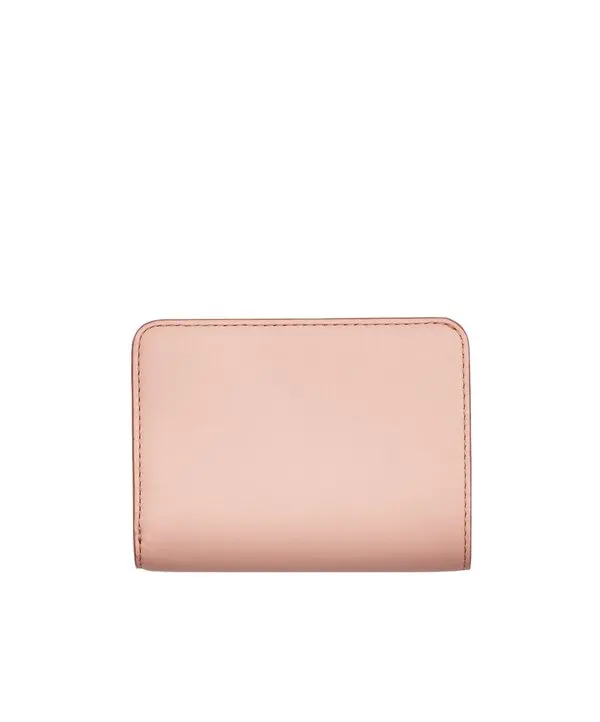 Marc Jacobs Leather J Marc Mini Compact Wallet - Nude