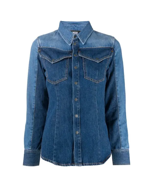 DIESEL® Flap-pocket Denim Shirt