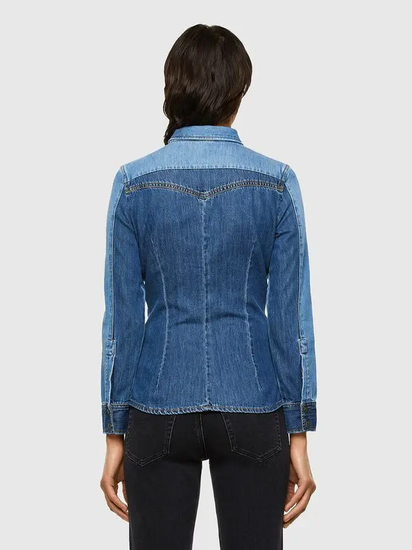 DIESEL® Flap-pocket Denim Shirt