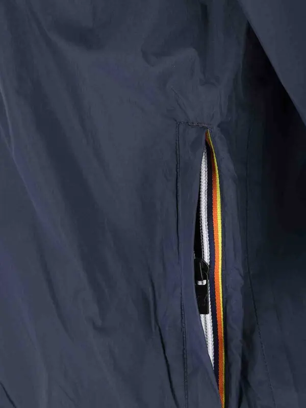 K-WAY Zip-up Hooded Jacket - Black