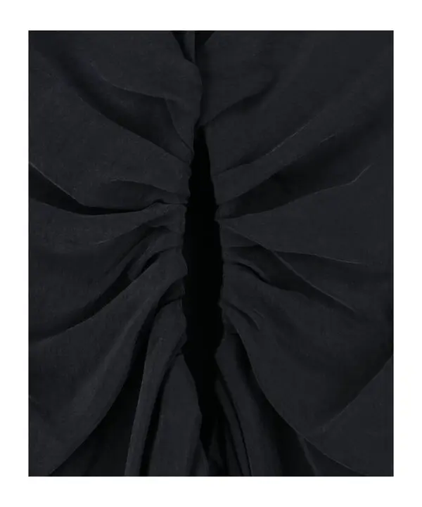 MAISON MARGIELA Draped Knot Detail Shirt Dress