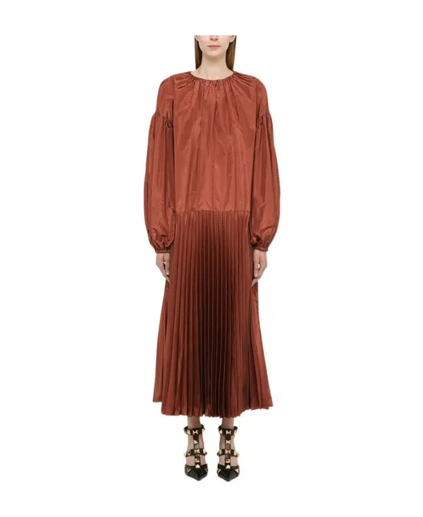 Valentino Garavani Pleated Maxi Dress