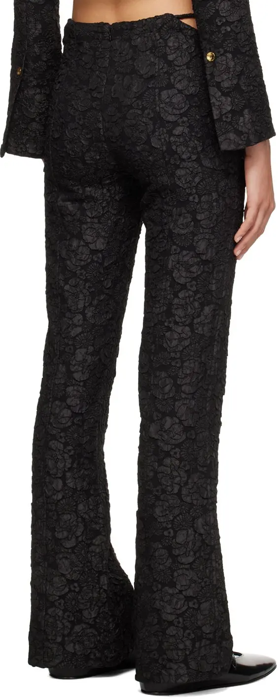 GANNI Jacquard Flared Pants