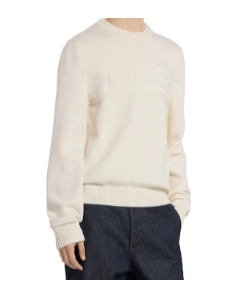 Gucci Logo Intarsia Knit Jumper